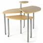 Maple Rotating Retail Display Table | 4 Tiers | Displays2Go
