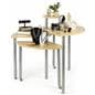 Maple Rotating Retail Display Table | 4 Tiers | Displays2Go