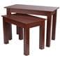 Cherry Wood Nesting Tables | Sold in Set of 2 | Displays2Go