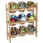 Bushel Basket Stand | Natural Finish Frame/Bins | Displays2Go