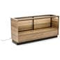 Wooden Display Showcase | LED Lighting | Displays2Go
