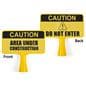 Custom Traffic Cone Sign Topper | 15" x 8" Double-Sided Signage ...