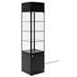 LED Display Case Tower | 18” Wide Glass Cabinet | Displays2Go