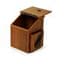 Wooden Comment Box | Locking Door & Ballot Pocket | Displays2Go