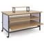 Tiered Display Table with Wheels | Removable Top Riser | Displays2Go