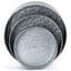 Round Galvanized Risers | Set of Three Sizes | Displays2Go
