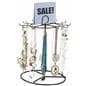 Black Countertop Spinner Display | 12 Peg Hooks for Merchandise ...
