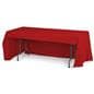 Red Printed Table Covers | 8' Special Event Tablecloths | Displays2Go
