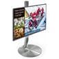 Chrome Tabletop TV Stand | Stainless Steel | Displays2Go