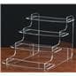 Acrylic Step Riser | 4 Tiered Levels for Merchandise Display | Displays2Go