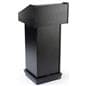 Black Veneer Lectern | Converts to Tabletop Podium | Displays2Go