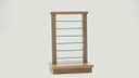 Wood Post Display Gondola | 6 Shelf Insert Slots | Displays2Go